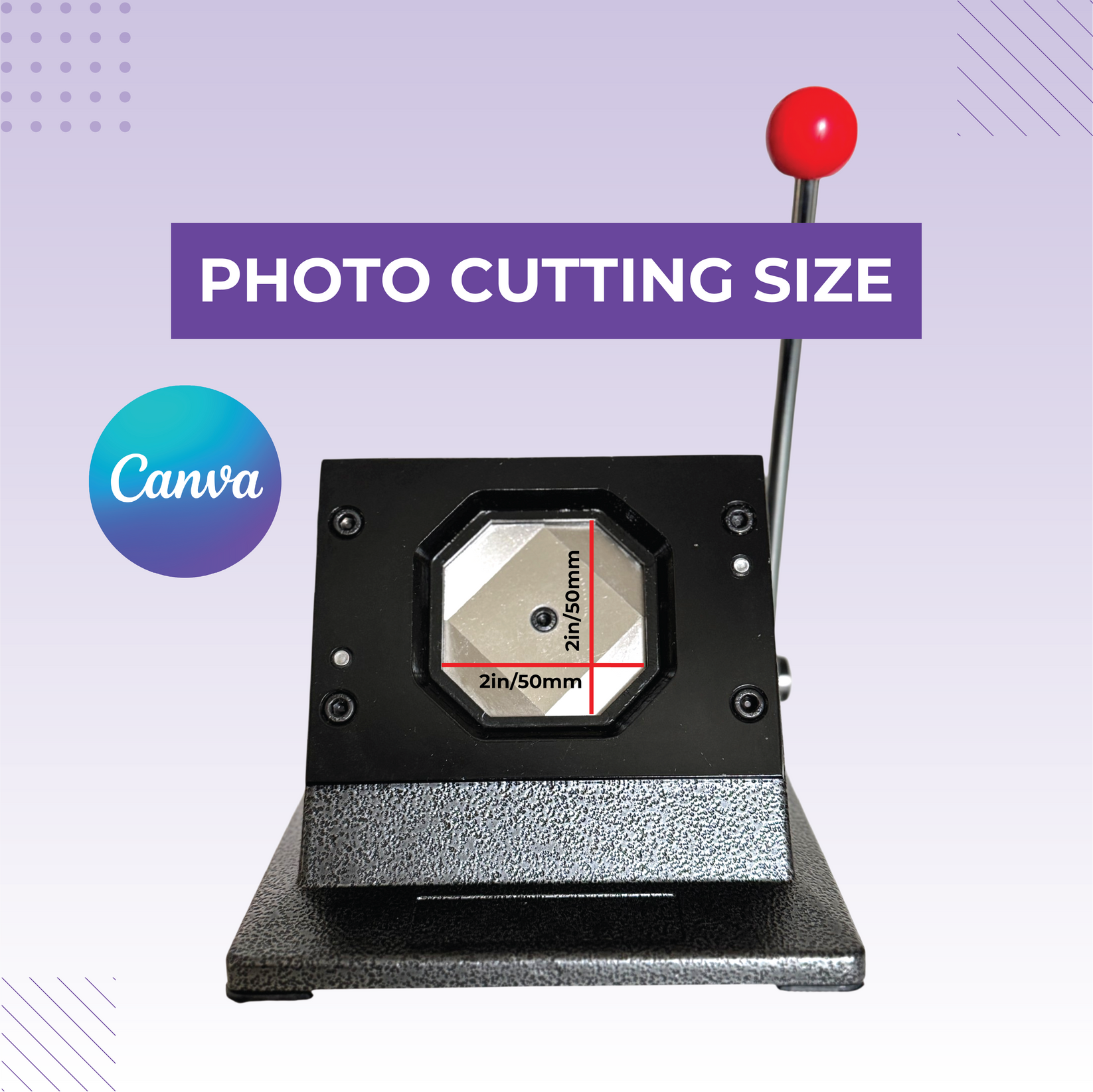 2"x2" Square Fridge Magnet Template For 12 Photos + Canva Editing & Pr ...